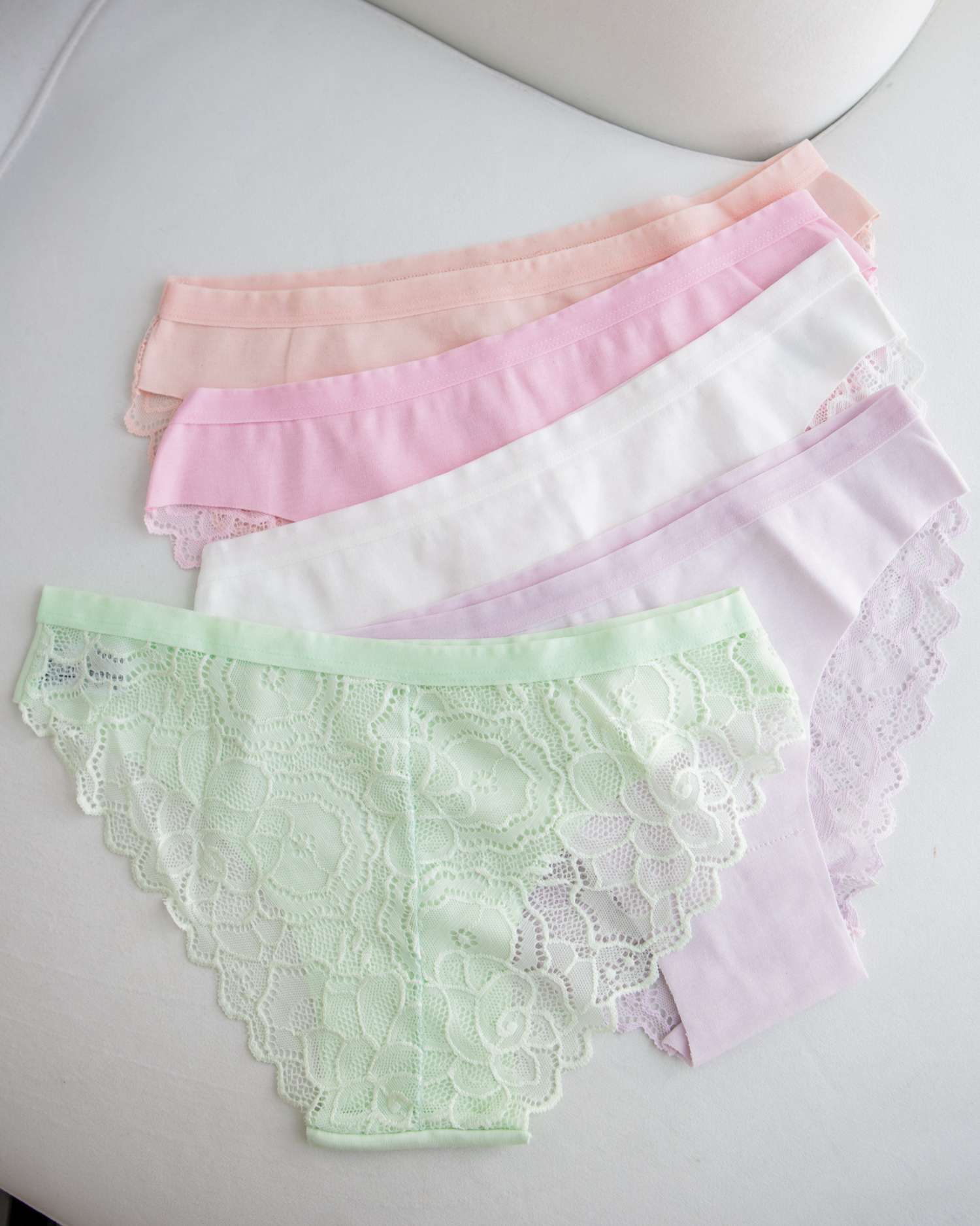 Трусики мереживні безшовні - ніжний мікс (83010-2) недорого, ціна фото ...